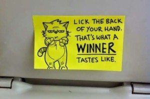 16 Motivational Post-It Notes On Trains - Addicted 2 Success